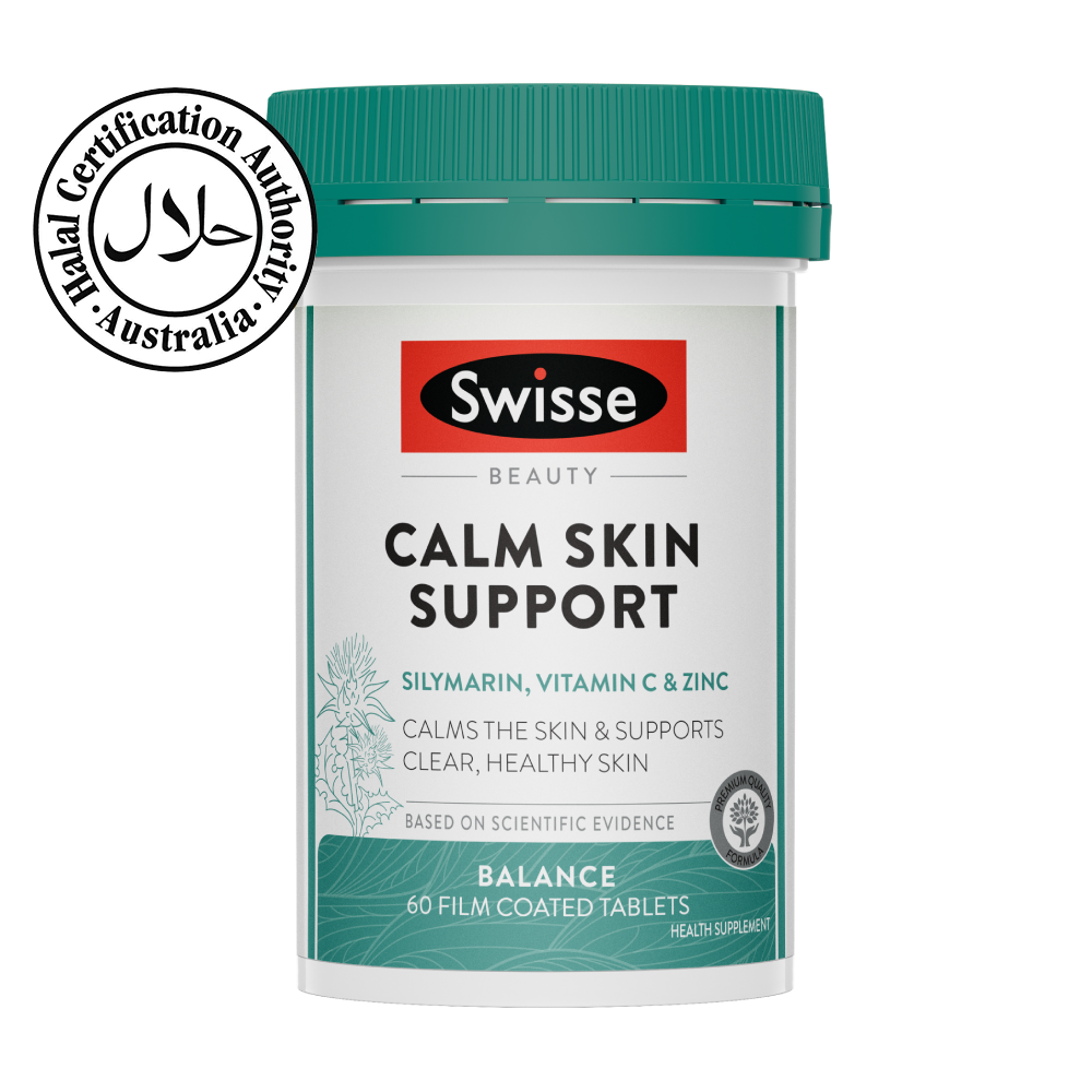 Swisse Beauty Calm Skin Support 60 Tabs – Swisse Singapore