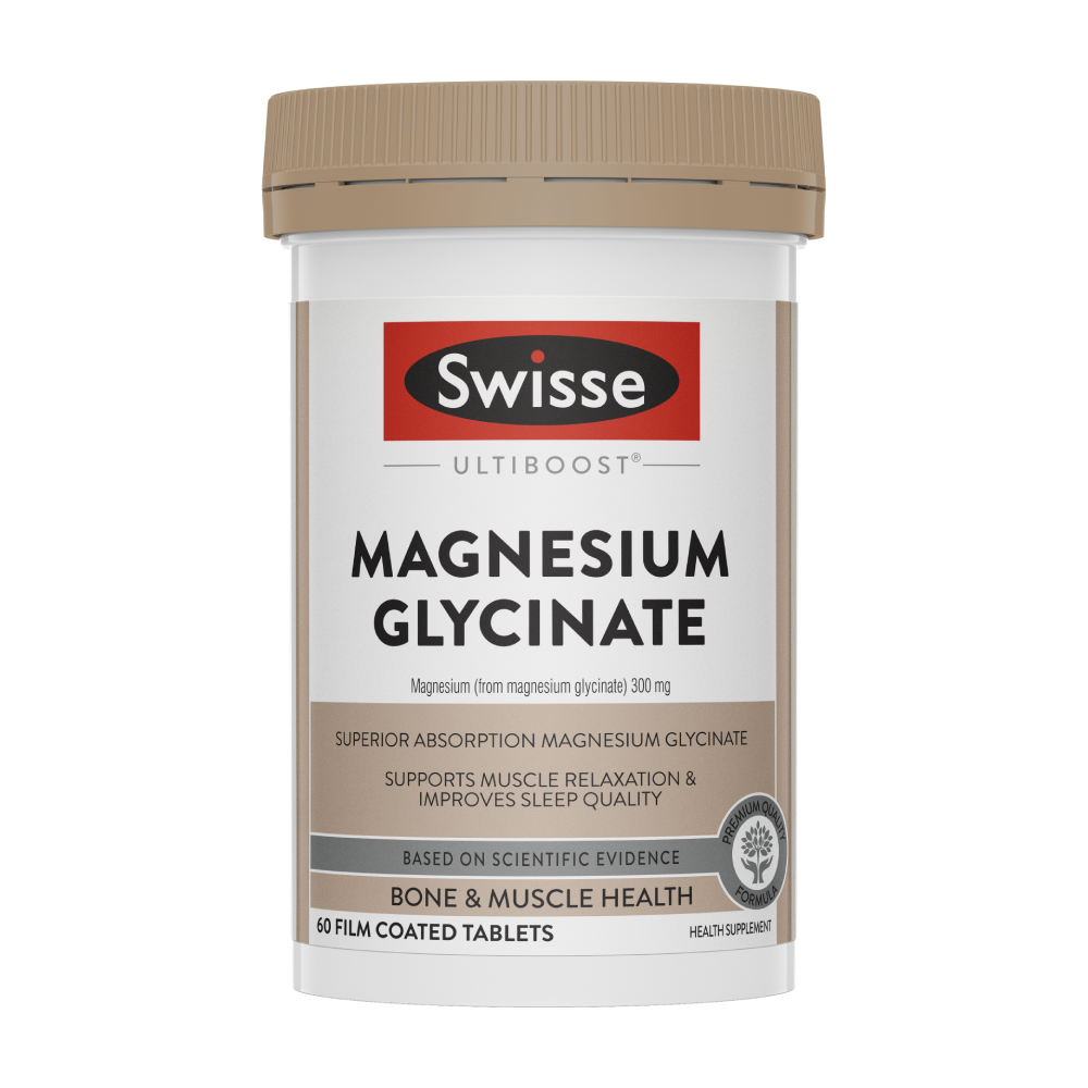 Swisse Ultiboost Magnesium Glycinate 60 Tabs – Swisse Singapore