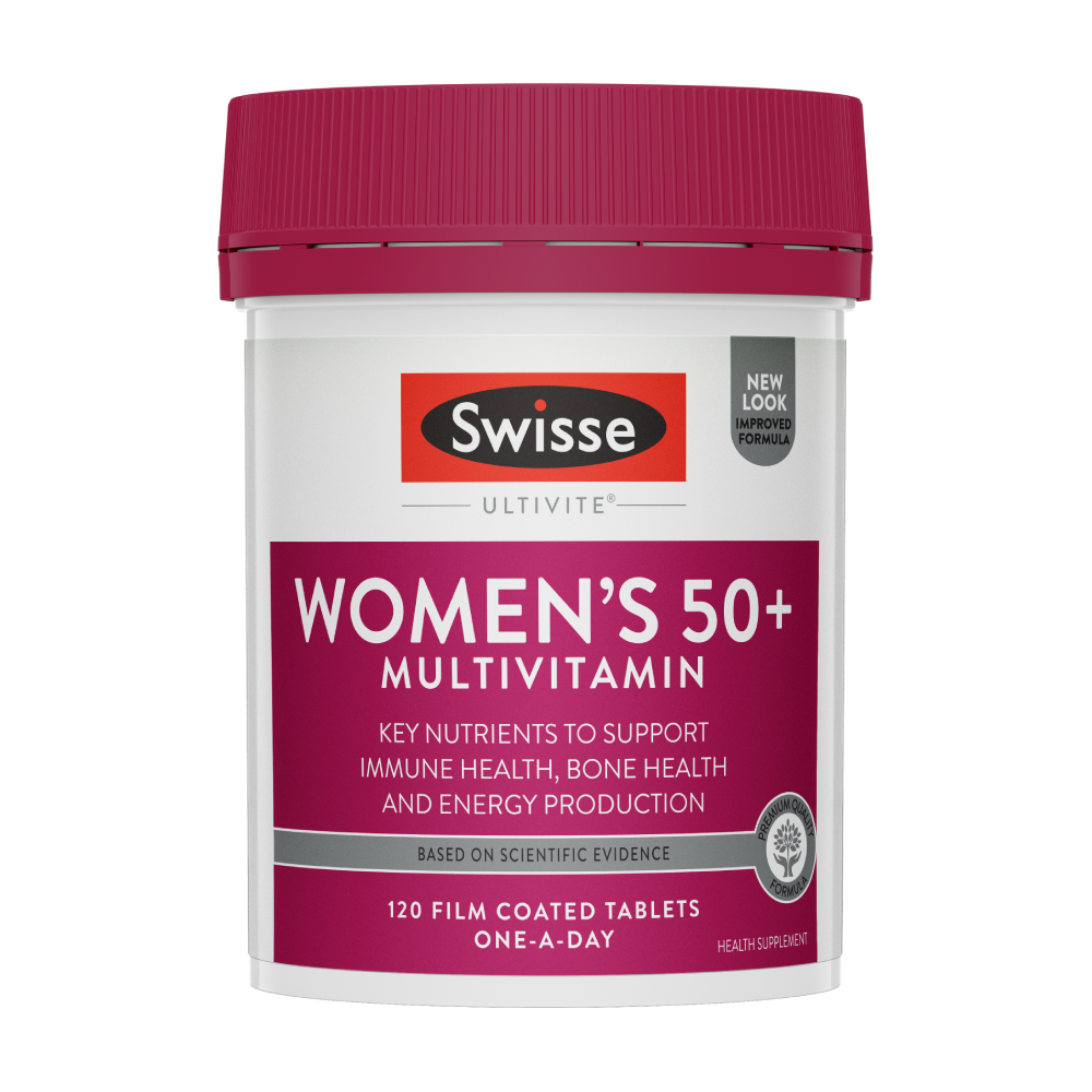 Swisse Ultivite Women’s 50+ Multivitamin (New Look & Improved Formulat ...